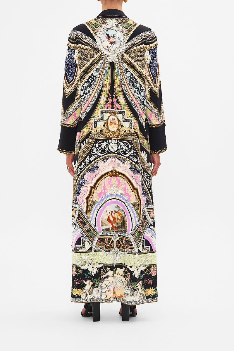 Cuffed Side Split Coat, Florence Field Day | CAMILLA AU – CAMILLA