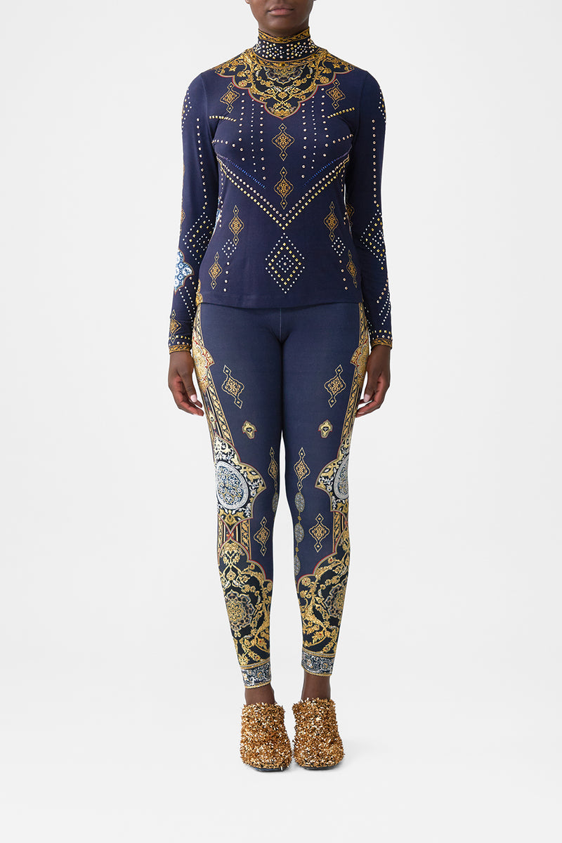 The Imperial Gate Jersey Turtleneck | CAMILLA AU – CAMILLA