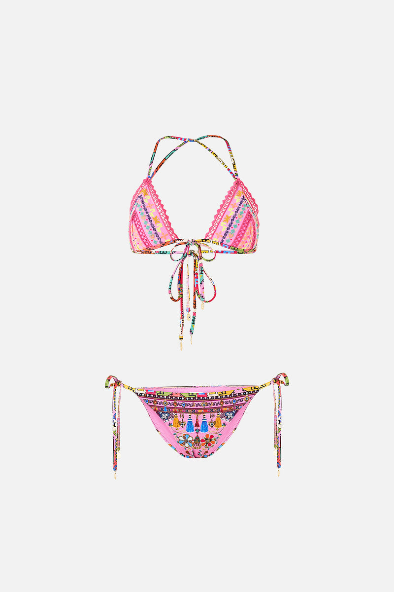 Patchwork Panorama Embroidered Tri Bikini | CAMILLA AU – CAMILLA