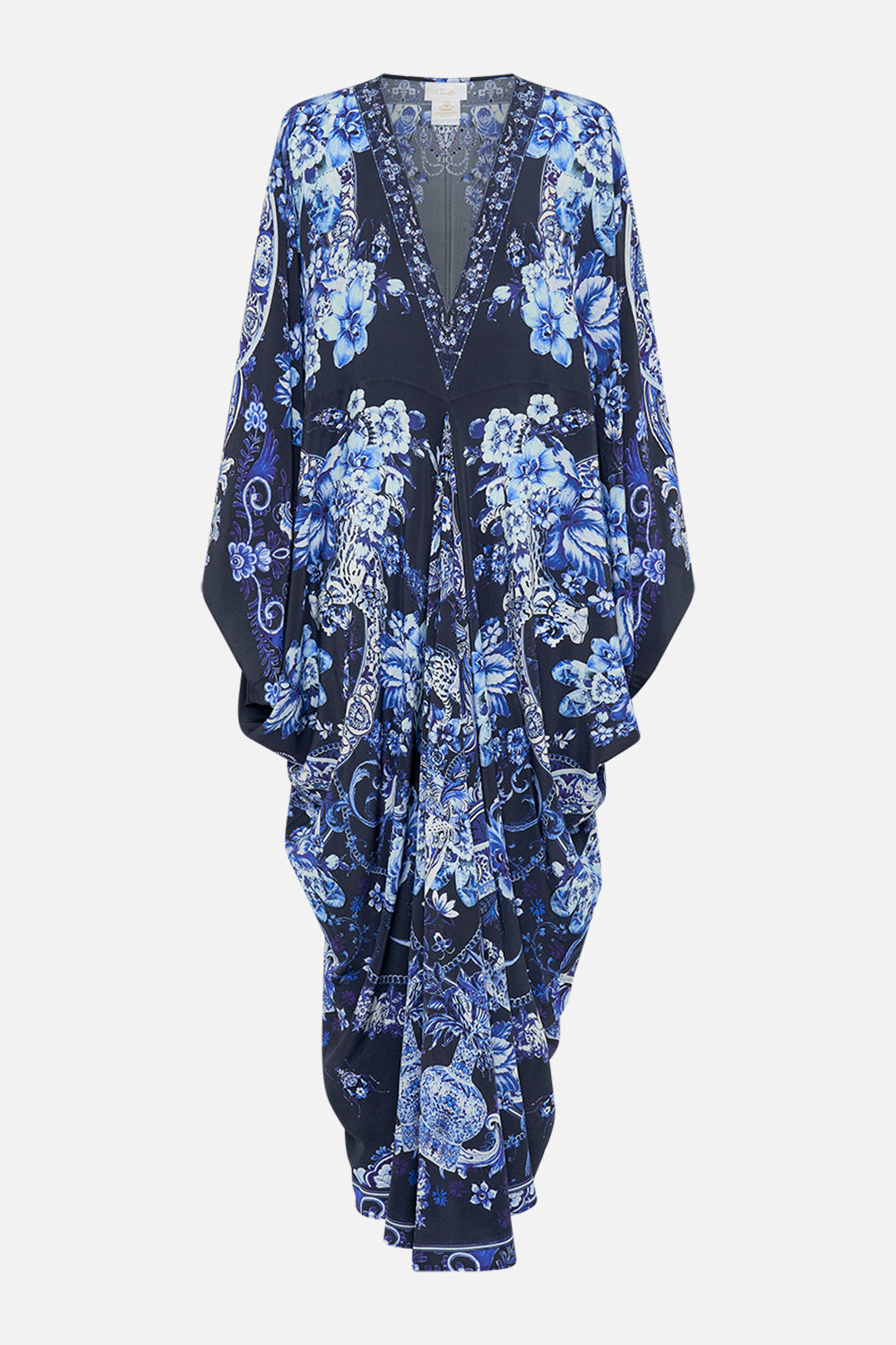 T Shape Long Kaftan Delft Dynasty | CAMILLA AU – CAMILLA