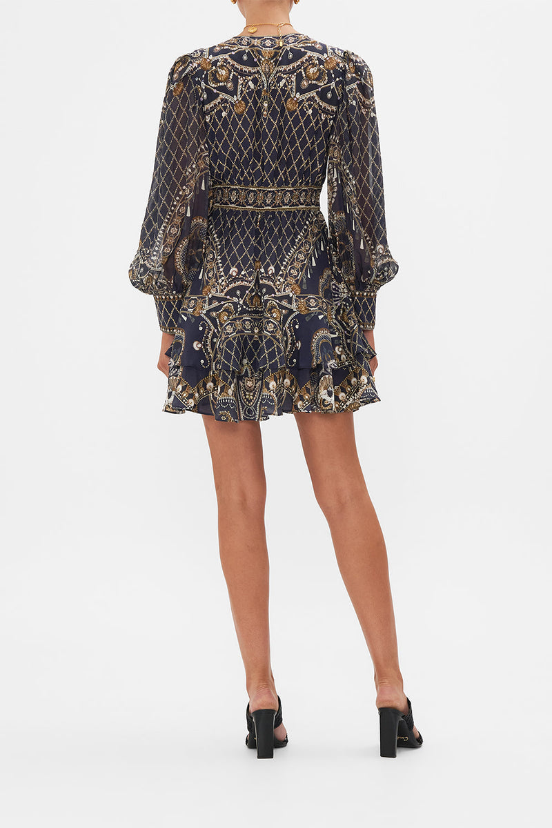 The Dance With The Duke Button Front Frill Dress| CAMILLA AU – CAMILLA