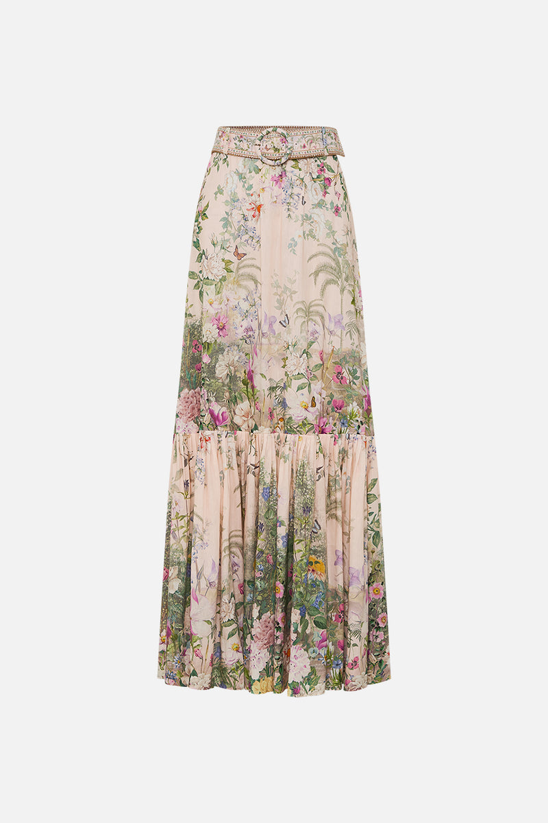 The Palacio Playground Skirt With Deep Hem Frill And Belt | CAMILLA AU ...