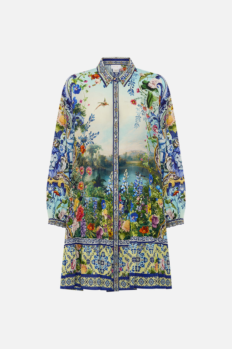 The Wall To Wall Wonders Long Sleeve Tiered Short Dress | CAMILLA AU ...