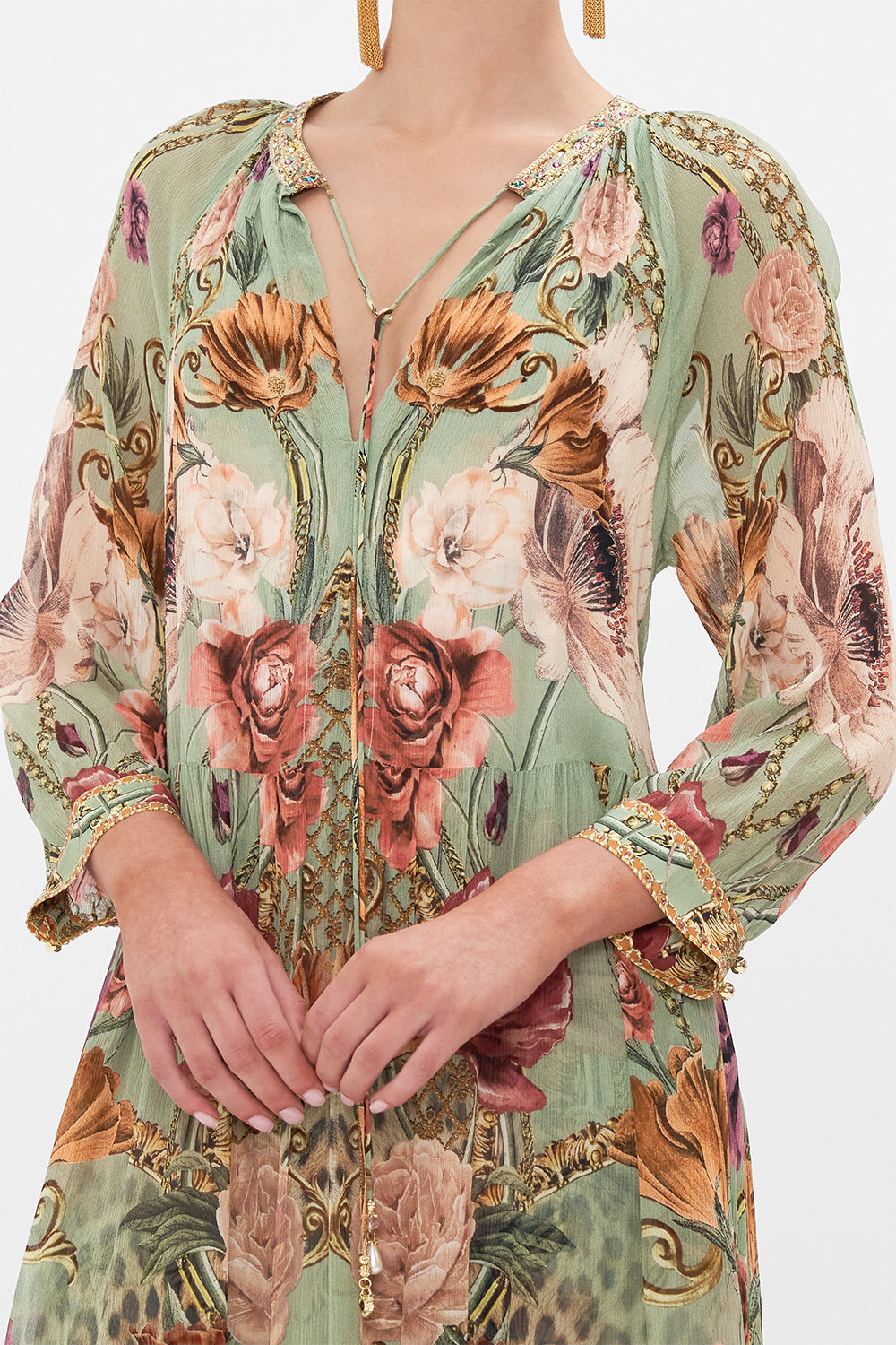 Long Gathered Panel Dress, Grow And Glow | CAMILLA AU – CAMILLA