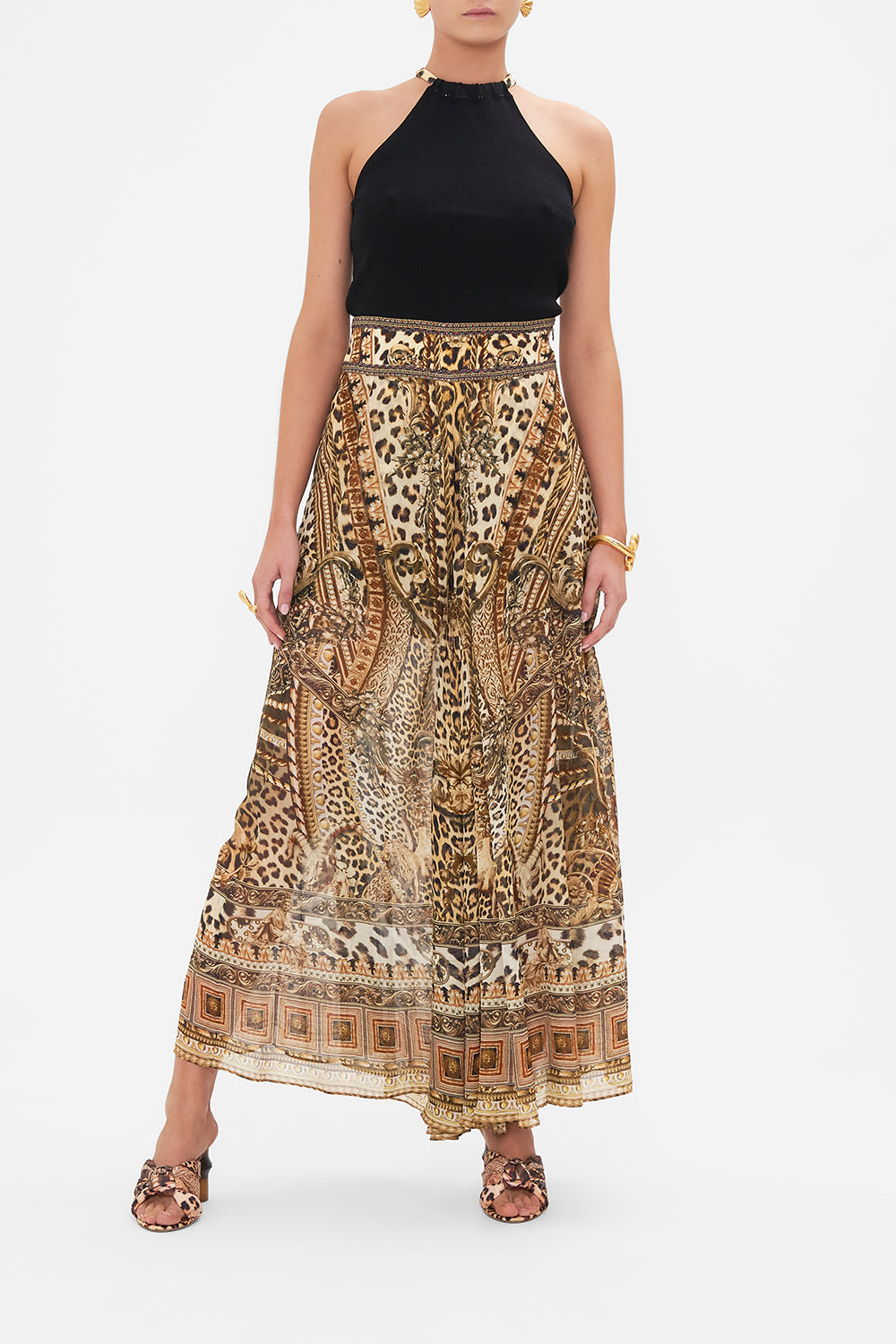 Sheer Wide Leg Pant, Standing Ovation | CAMILLA AU – CAMILLA