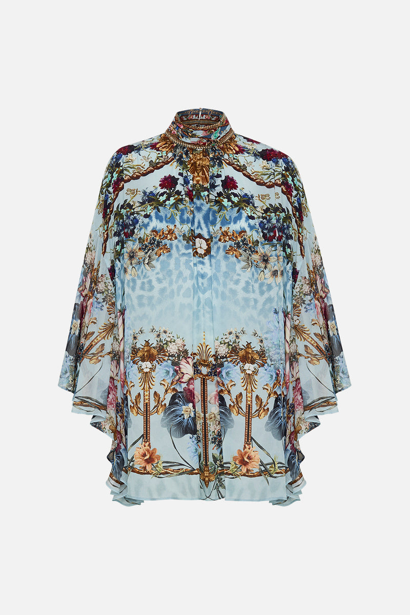 High Neck Ruffle Sleeve Blouse, Letters To Leo | CAMILLA AU – CAMILLA