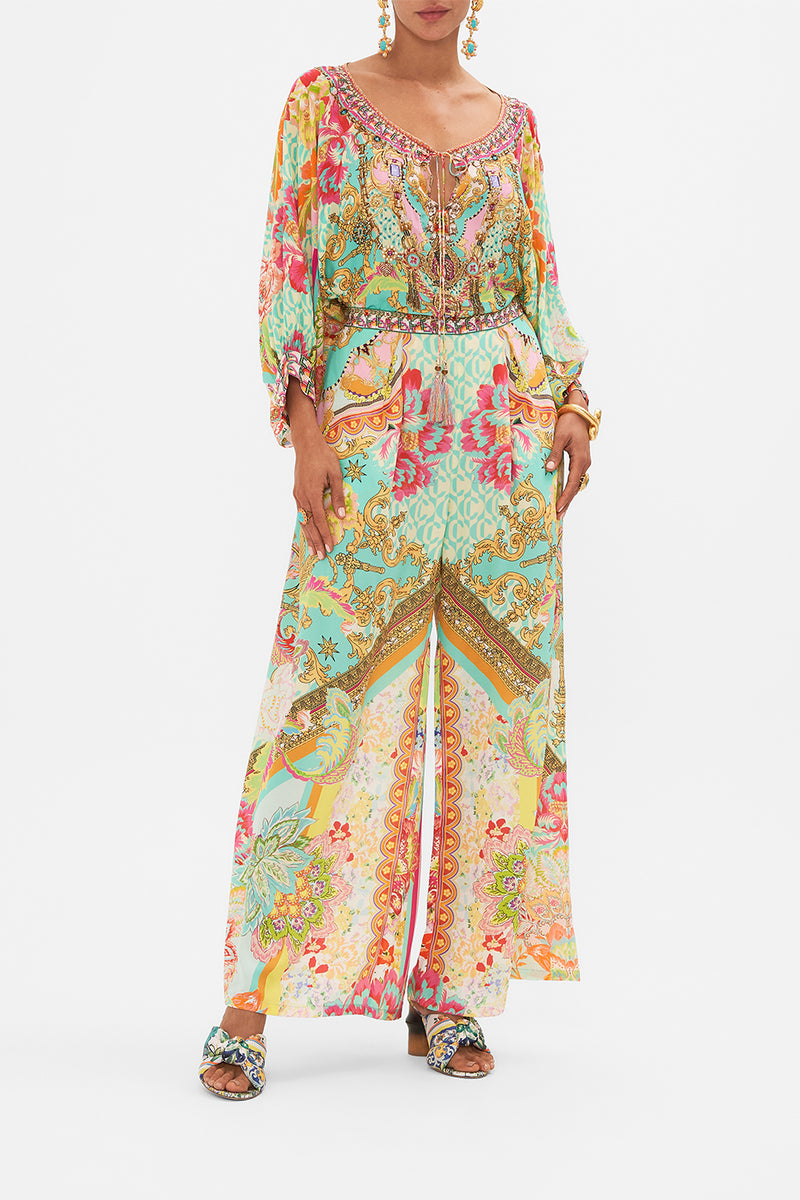 Tuck Front Pant, An Italian Welcome | CAMILLA AU – CAMILLA