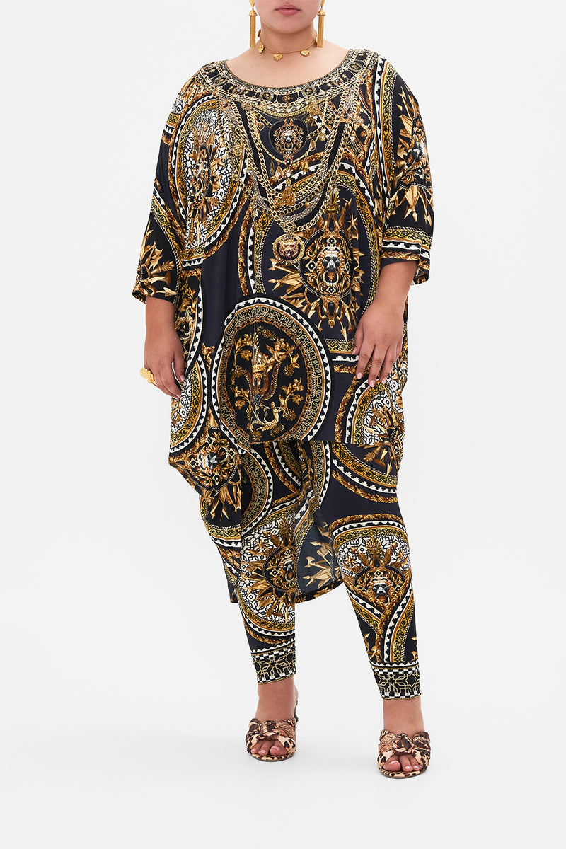 Scoop Back Hem Lounge Dress, Duomo Kaleido | CAMILLA AU – CAMILLA