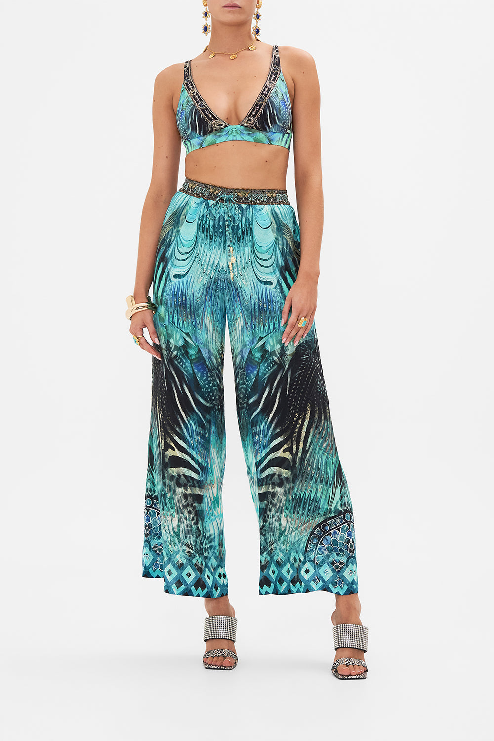 Soft C/D Bra With Back Clip, Azure Allure | CAMILLA AU – CAMILLA