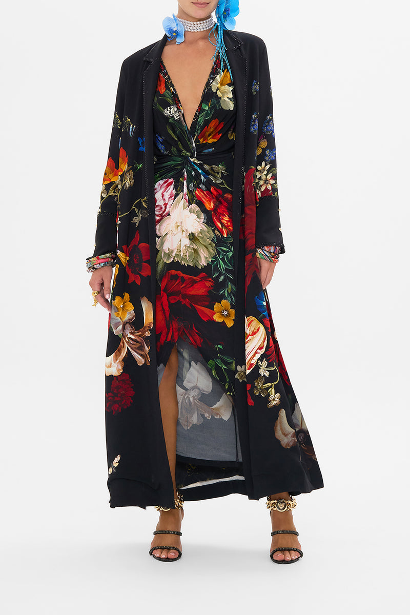 Cuffed Side Split Coat A Still Life | CAMILLA AU – CAMILLA