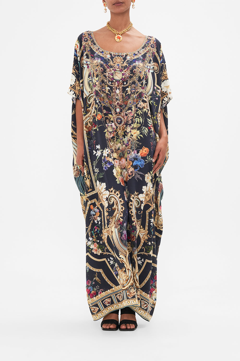 Round Neck Kaftan, Play Your Cards Right | CAMILLA AU – CAMILLA