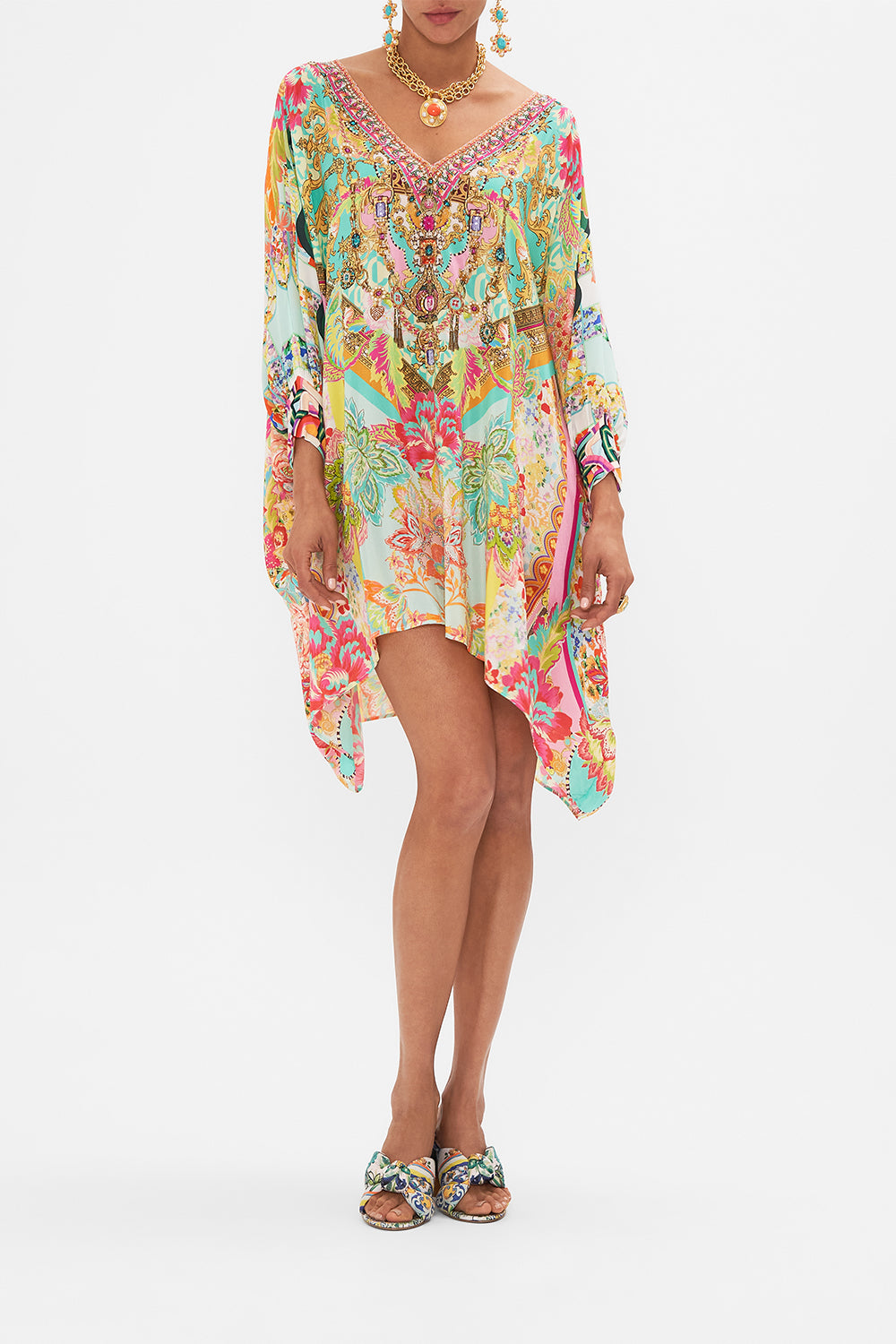 Short Kaftan With Cuff, An Italian Welcome | CAMILLA AU – CAMILLA
