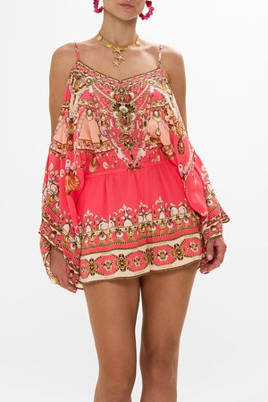 The Shell Games Drop Shoulder Playsuit | CAMILLA AU – CAMILLA