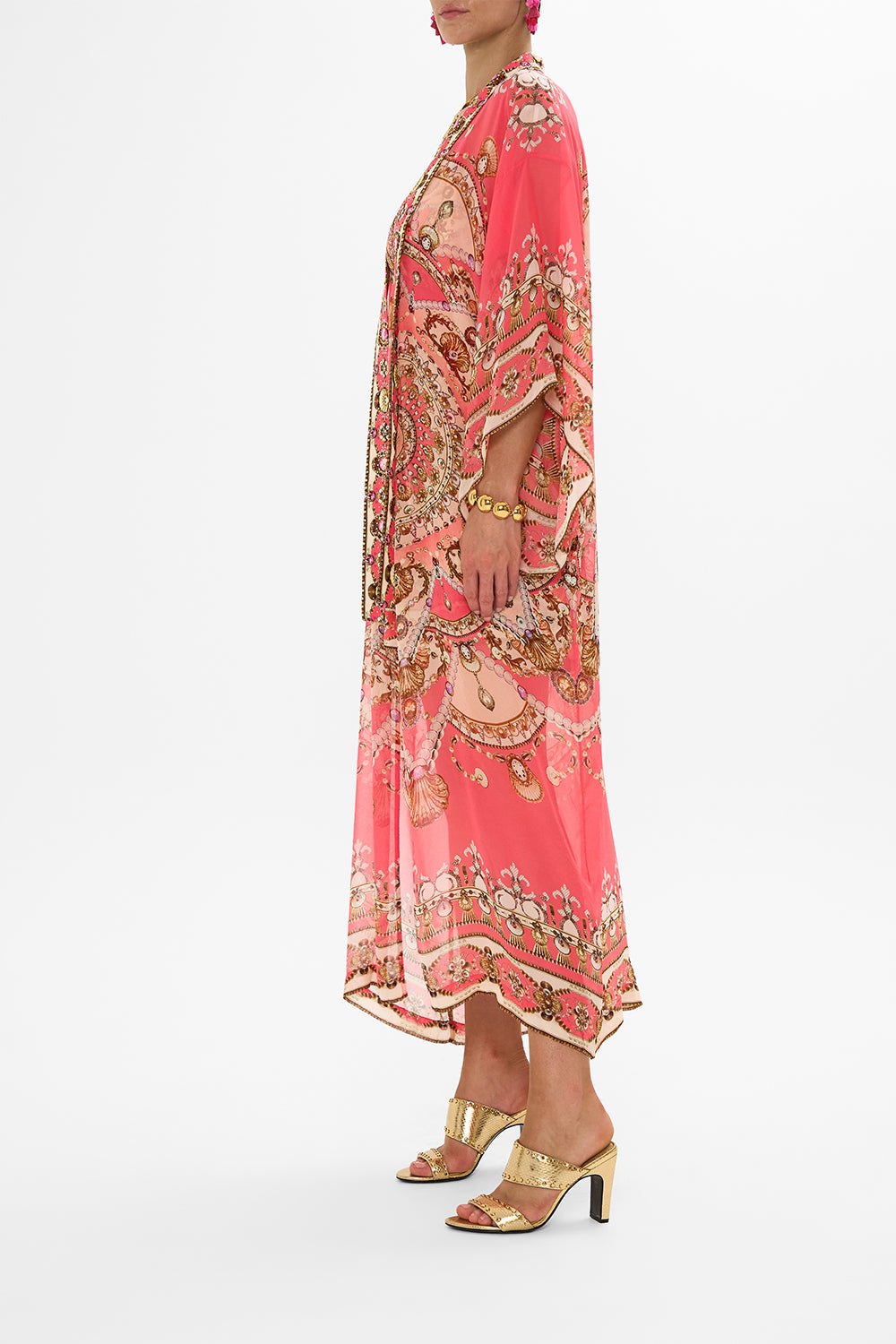 The Shell Games Kimono Layer With Collar | CAMILLA AU – CAMILLA