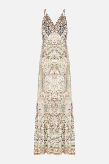 Button Front Strappy Dress Ivory Tower Tales | CAMILLA AU – CAMILLA