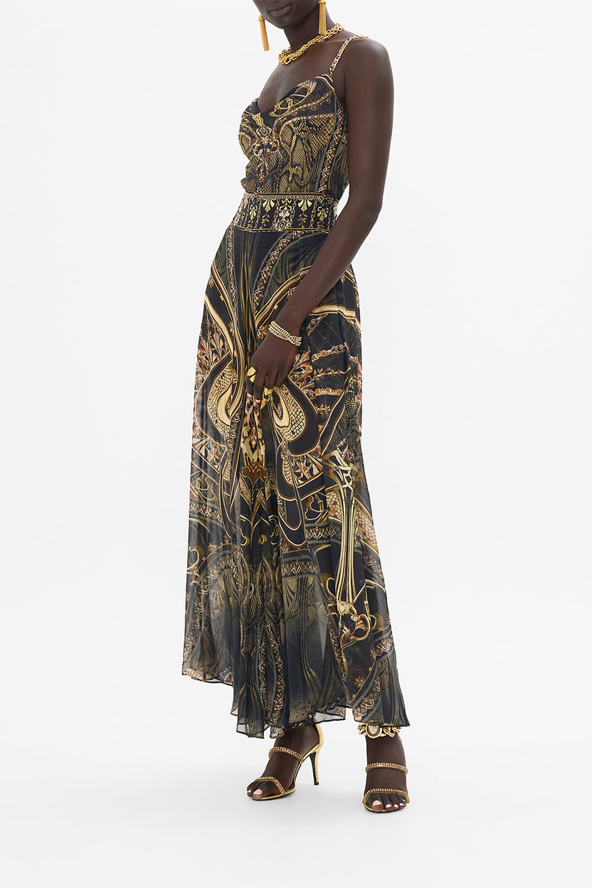 Sheer Wide Leg Pant Nouveau Noir | CAMILLA AU – CAMILLA