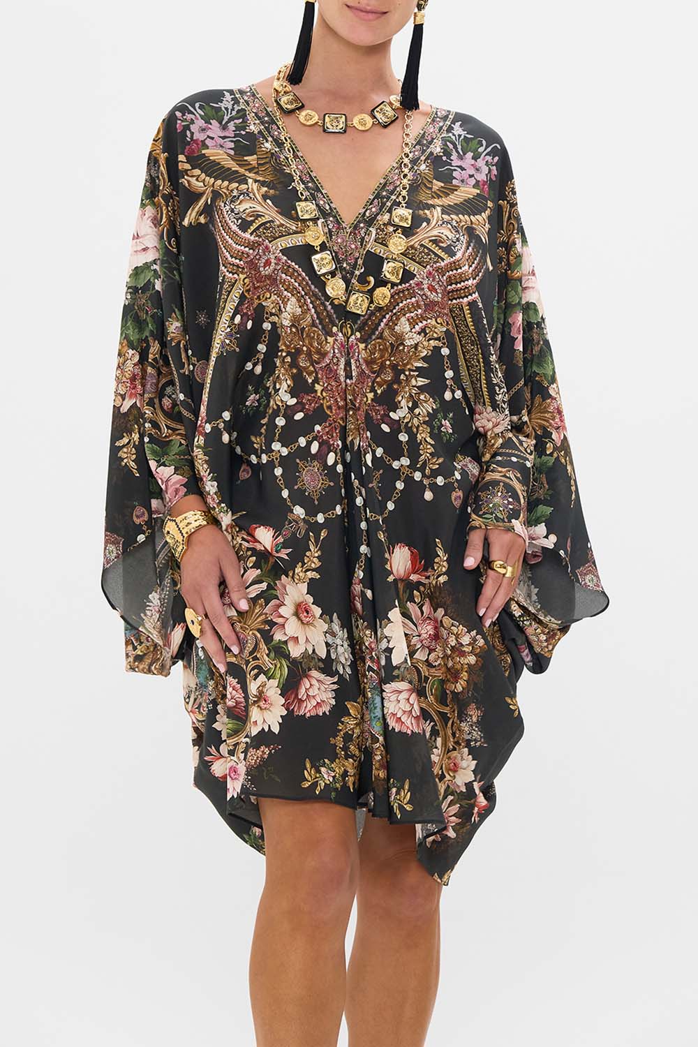 The Dynasty Daze T Shape Short Kaftan| CAMILLA AU – CAMILLA