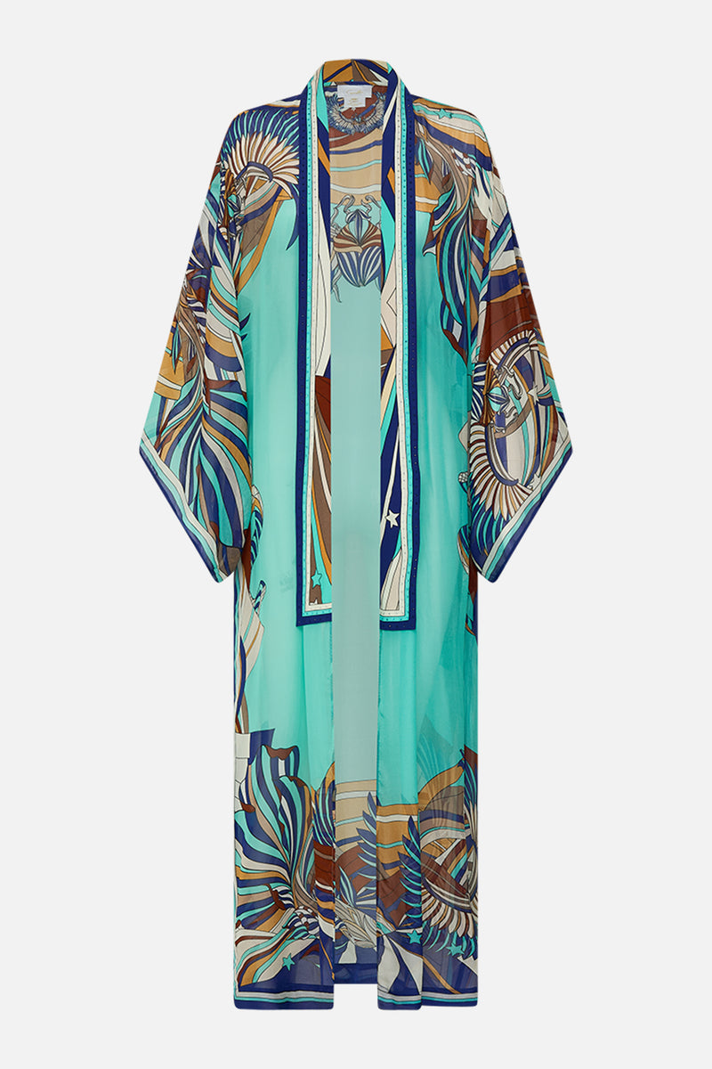 The Oasis Oracle Kimono Layer With Collar| CAMILLA AU – CAMILLA