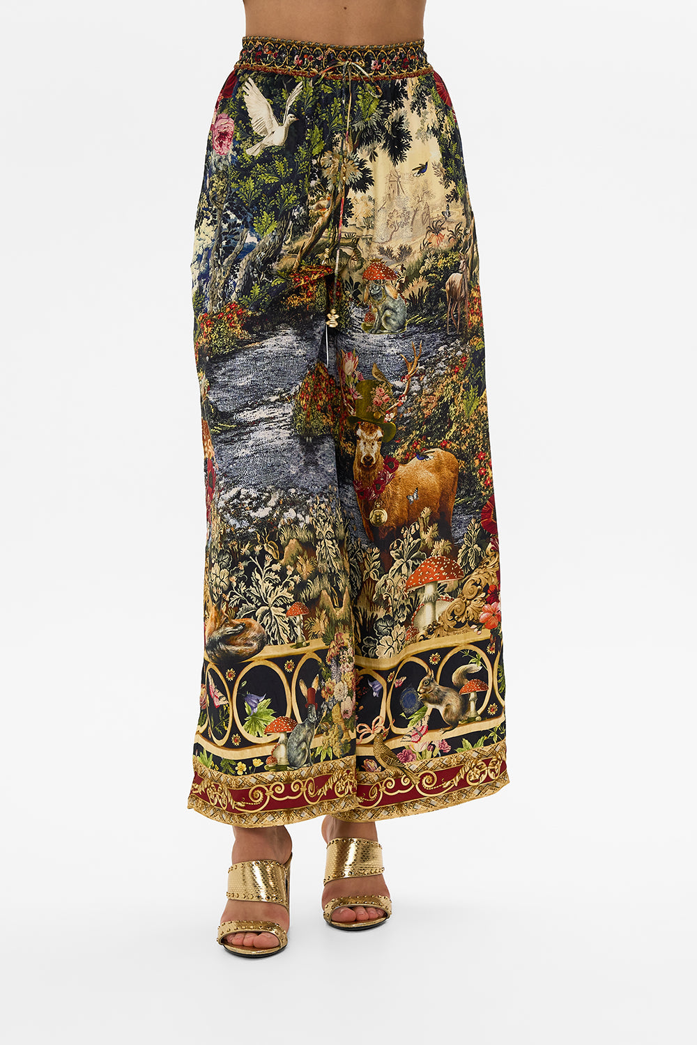 STRAIGHT LEG PANT TAPESTRY TOTEMS – CAMILLA