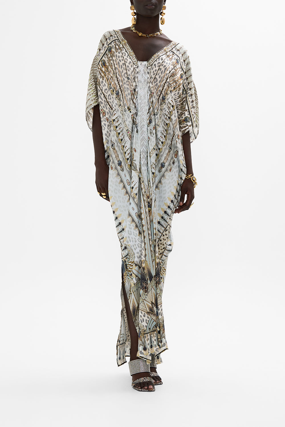 The Sahara Starlet Kaftan With Front Tab Detail | CAMILLA AU – CAMILLA