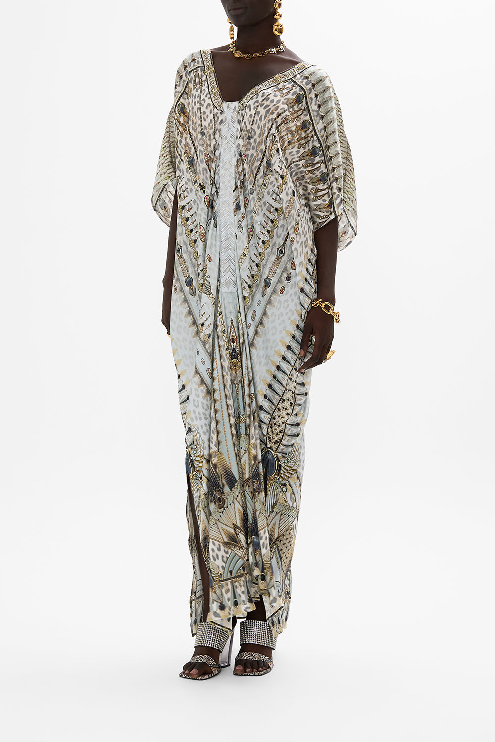 The Sahara Starlet Kaftan With Front Tab Detail | CAMILLA AU – CAMILLA