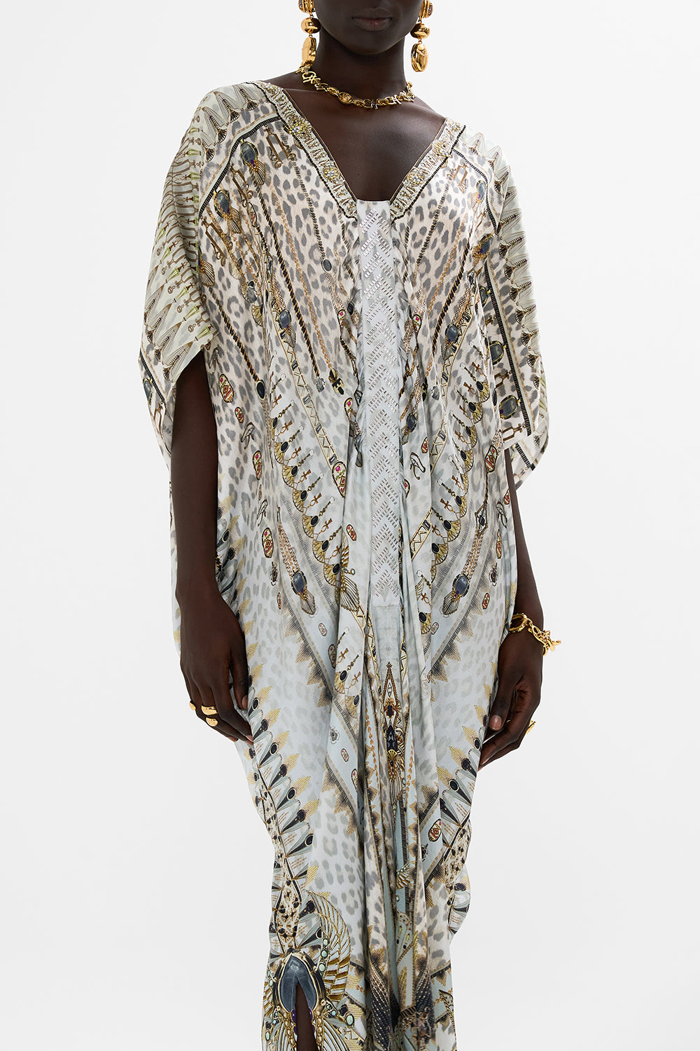 The Sahara Starlet Kaftan With Front Tab Detail | CAMILLA AU – CAMILLA