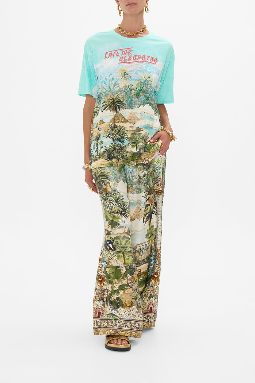 The Views Of The Valley Oversized Band Tee - Multi | CAMILLA AU – CAMILLA