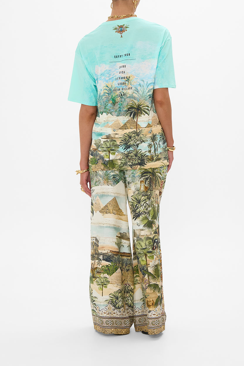 The Views Of The Valley Oversized Band Tee - Multi | CAMILLA AU – CAMILLA