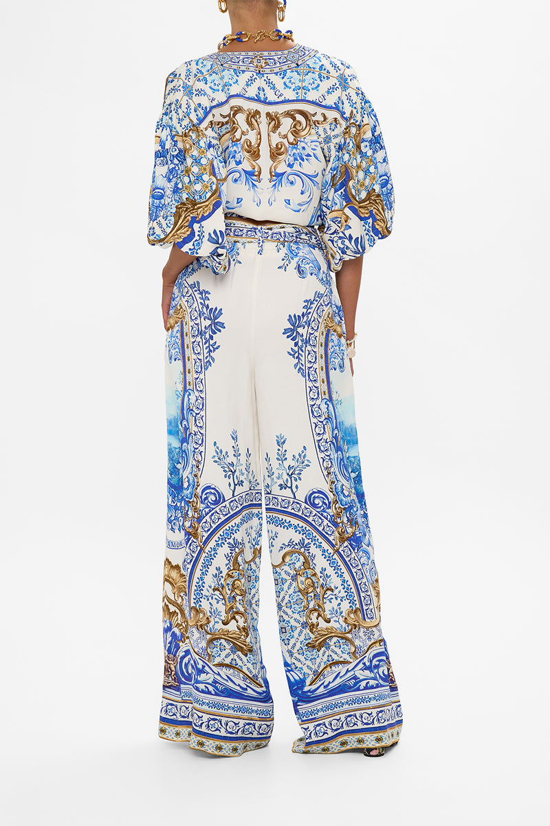 The Azul Adventures Scarf Belt Wide Leg Pant | CAMILLA AU – CAMILLA