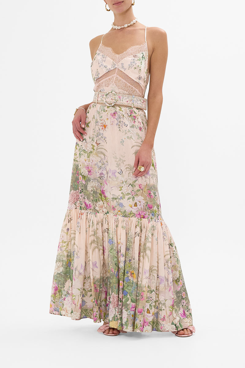 The Palacio Playground Skirt With Deep Hem Frill And Belt | CAMILLA AU ...