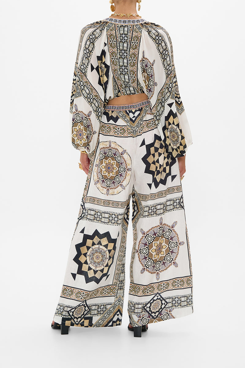 The Tile Style Tuck Front Pant | CAMILLA AU – CAMILLA