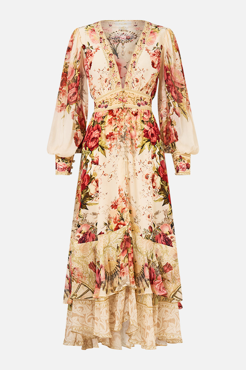 The Meet Me At The Majestic Long Button Front Dress | CAMILLA AU – CAMILLA