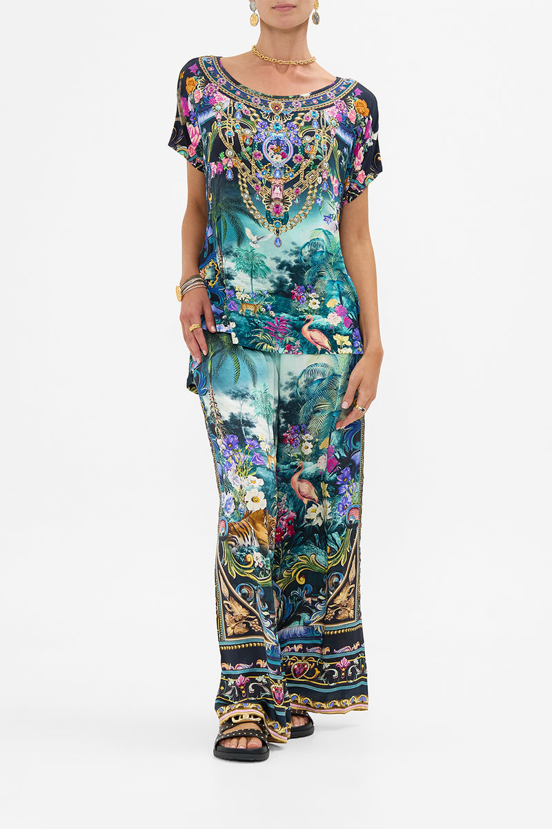 The Basked In Baroque Straight Leg Pant | CAMILLA AU – CAMILLA