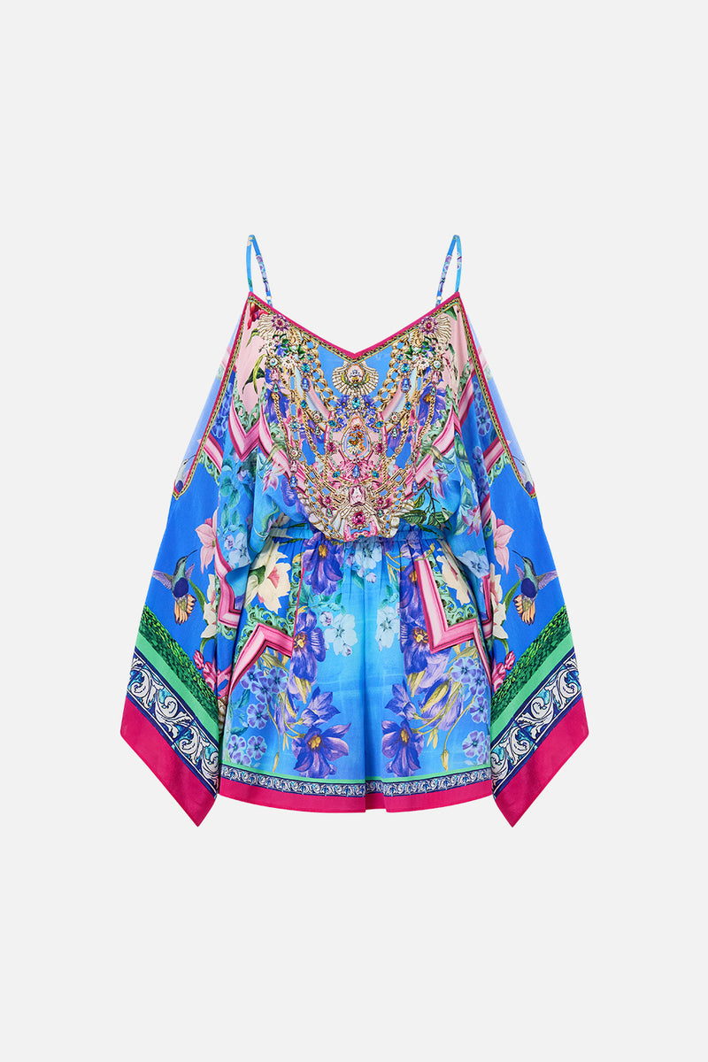 The Spirit Of Santa Maria Drop Shoulder Playsuit | CAMILLA AU – CAMILLA