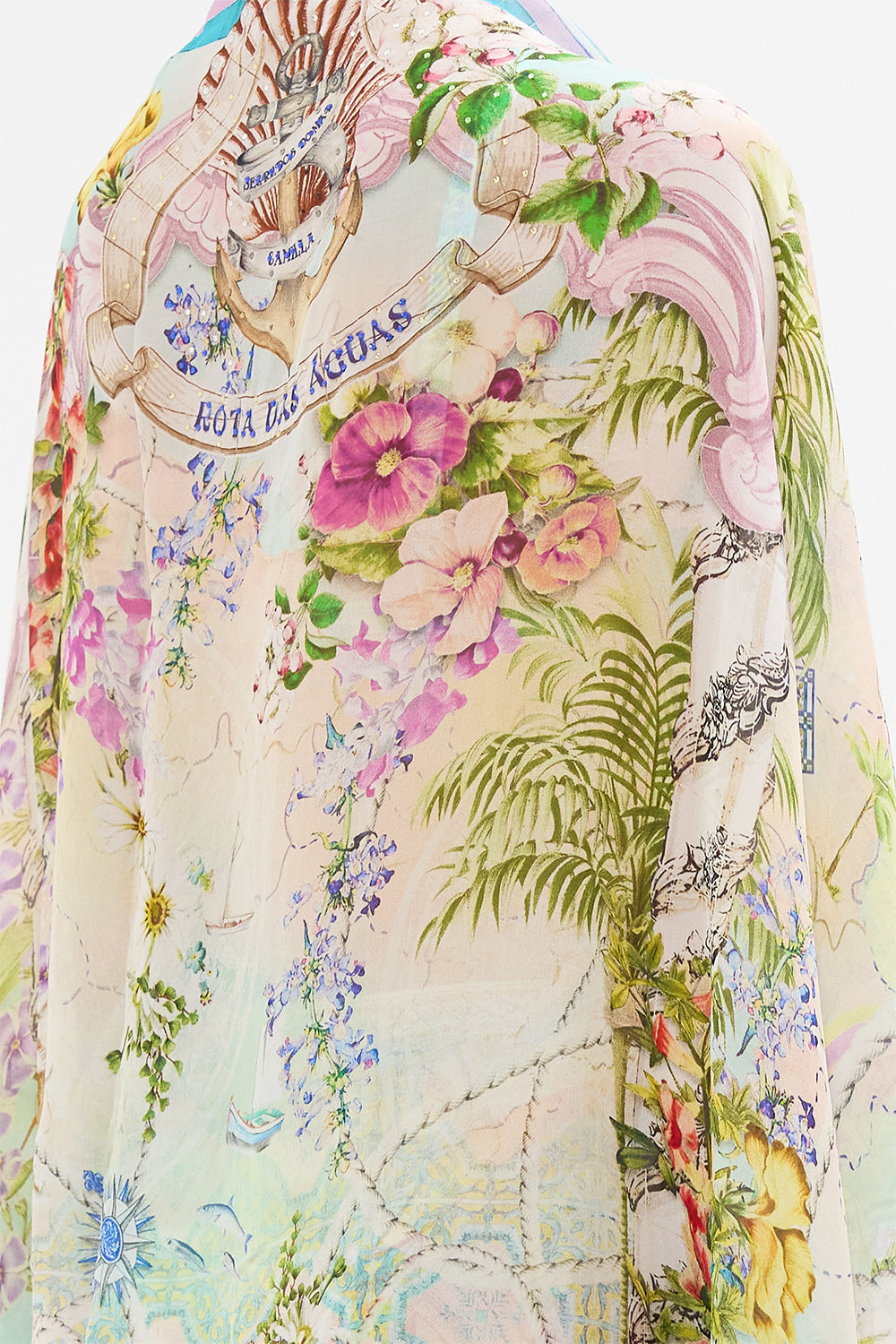 The Just Coasting Silk Chiffon Shrug | CAMILLA AU – CAMILLA