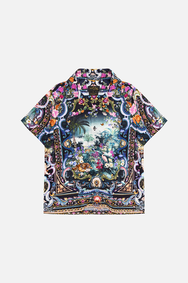 The Basked In Baroque Boys Short Sleeve Shirt 4-10 | CAMILLA AU – CAMILLA