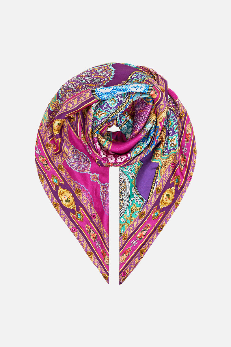 Concubines, Sultans & Courtiers Large Crystalled Silk Square Scarf ...