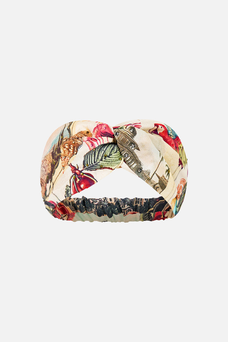 Notes From The Road Woven Twist Headband | CAMILLA AU – CAMILLA