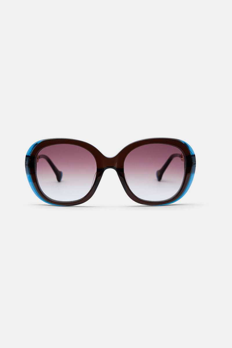 Crystal Chocolate / Crystal Teal One Hot Mess Sunglasses | CAMILLA AU ...