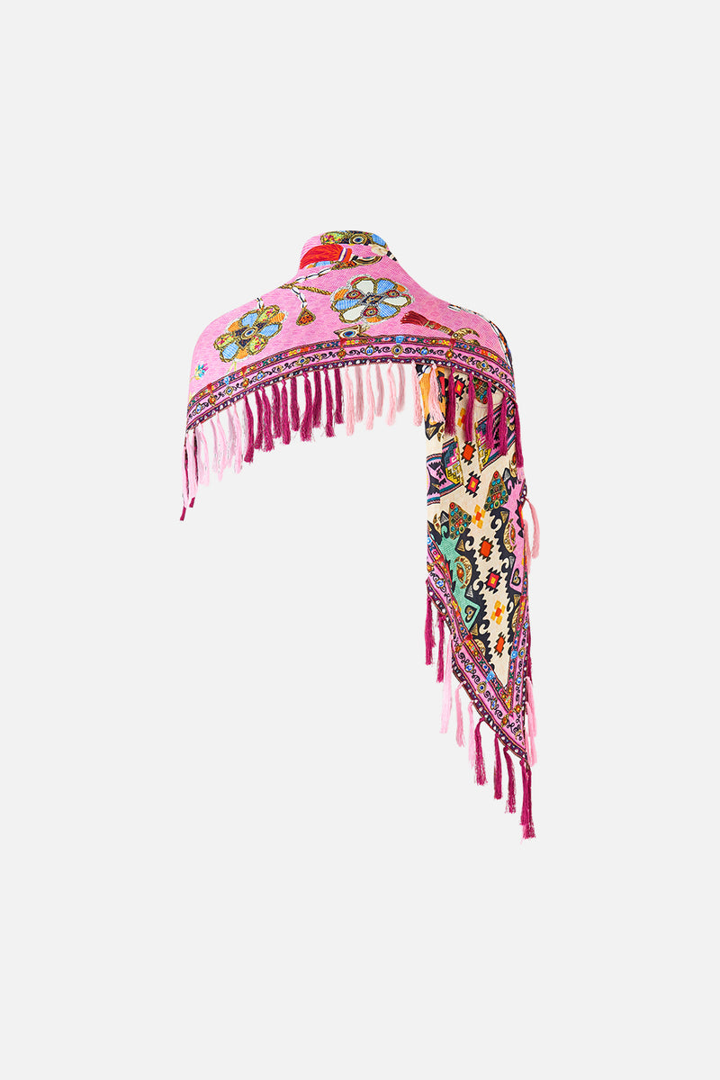 Patchwork Panorama Diamond Scarf With Tassels | CAMILLA AU – CAMILLA