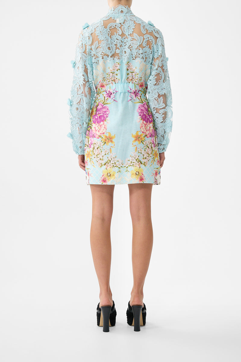 Bazaar Blooms Lace Sleeve Mini Dress | CAMILLA AU – CAMILLA