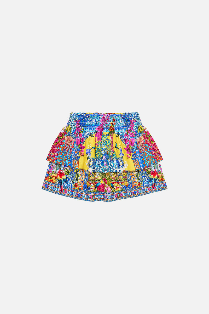 Sultanahmet Summer Kids Layered Mini Skirt W Babylocked Edges | CAMILLA ...