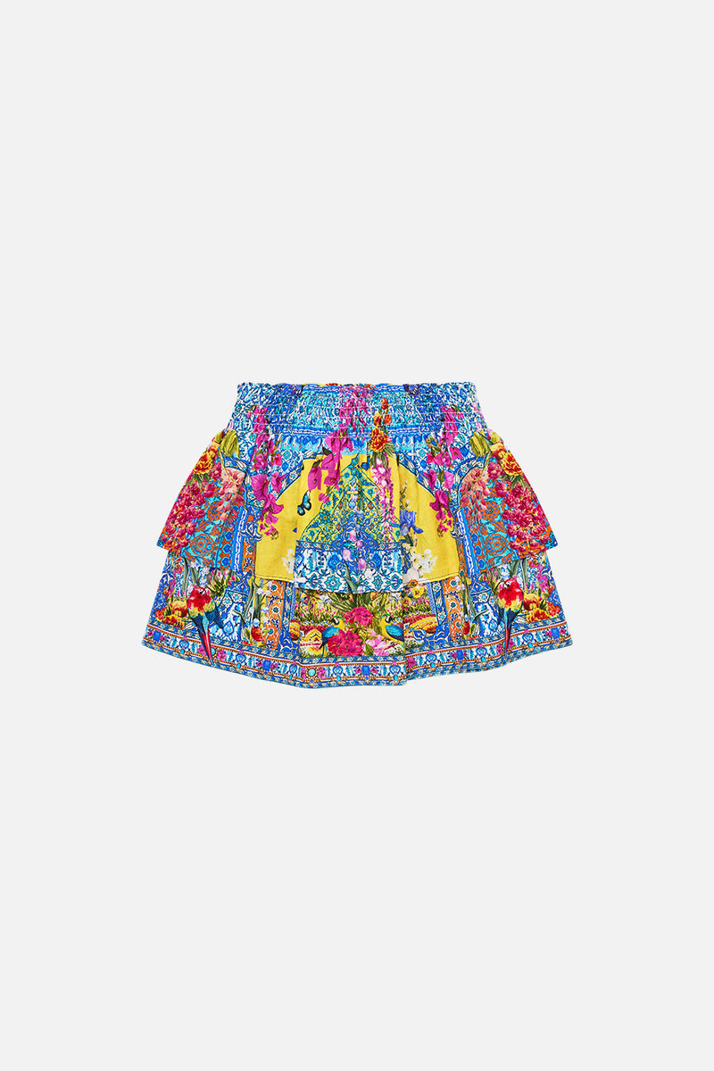 Sultanahmet Summer Kids Layered Mini Skirt W Babylocked Edges | CAMILLA ...