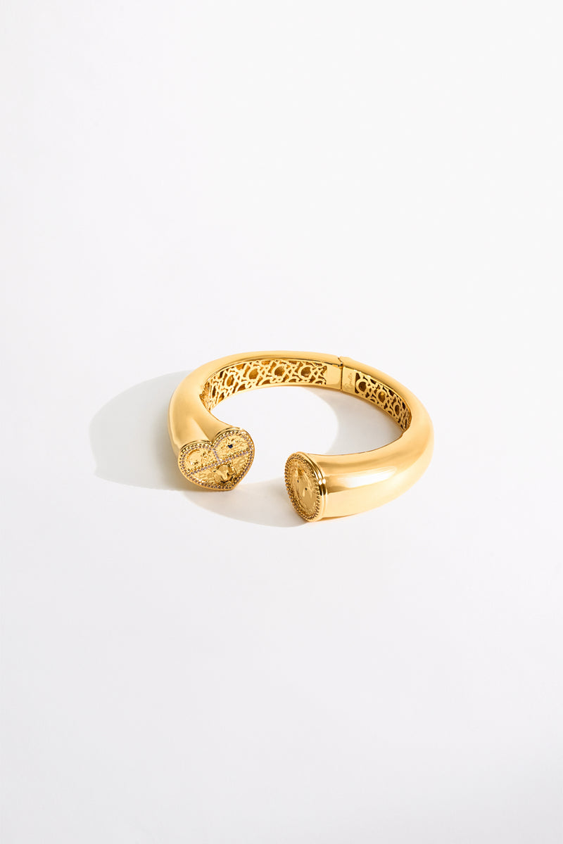 The Gypsy Glitterari Bangle Gold | CAMILLA AU – CAMILLA