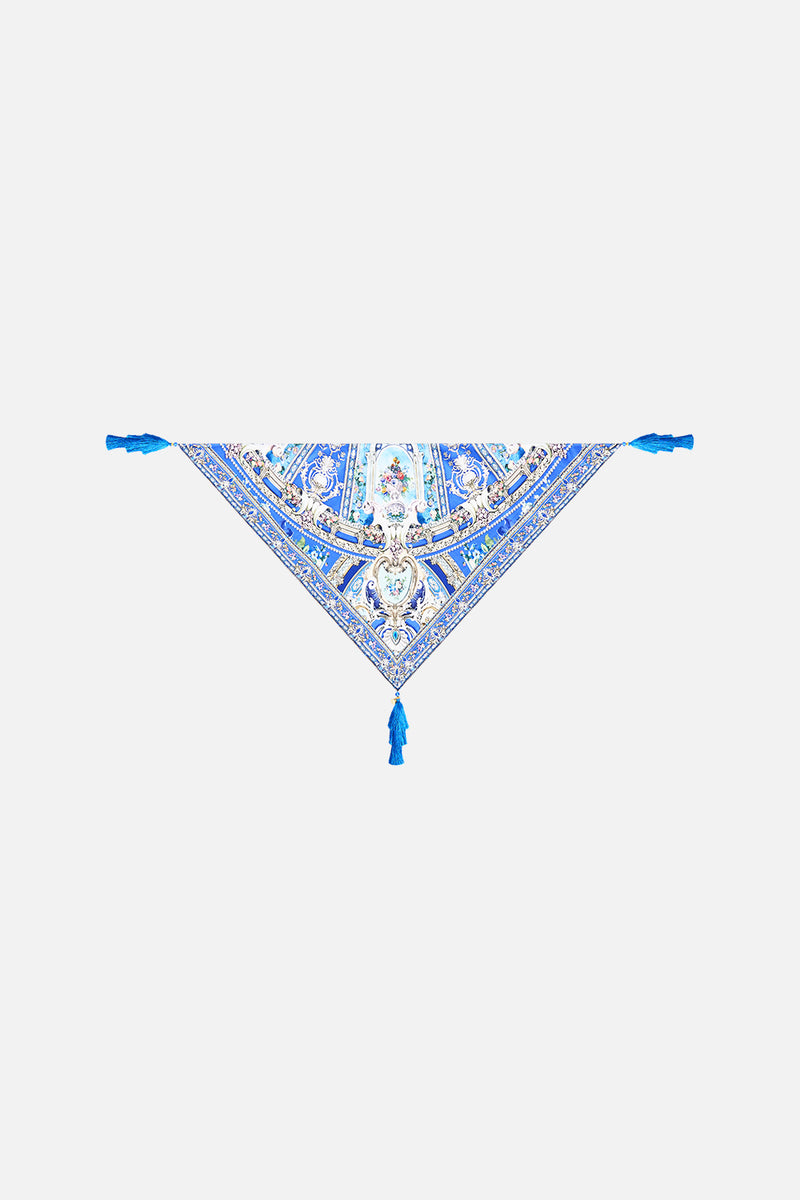 Ottoman Opulence Triangle Scarf With Tassels | CAMILLA AU – CAMILLA