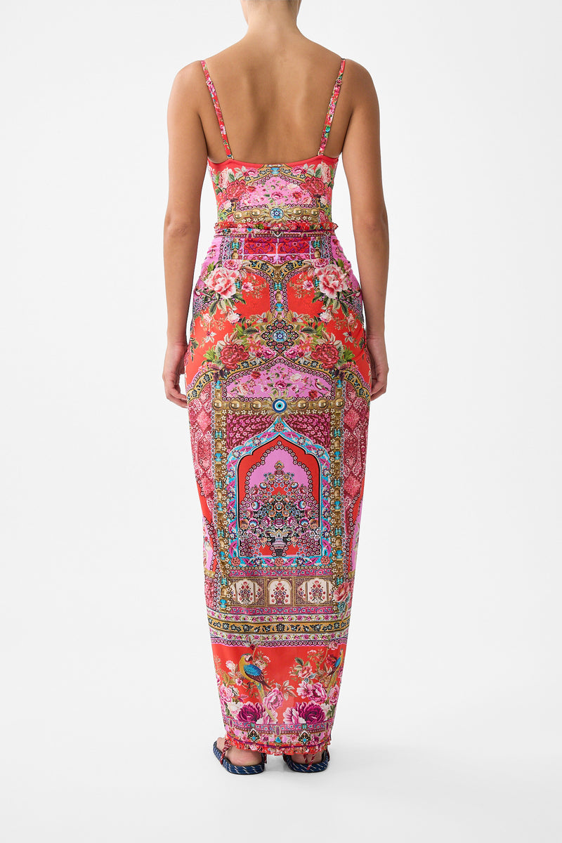 Heirloom Empire Multi Wear Long Sarong With Frill Edge | CAMILLA AU ...