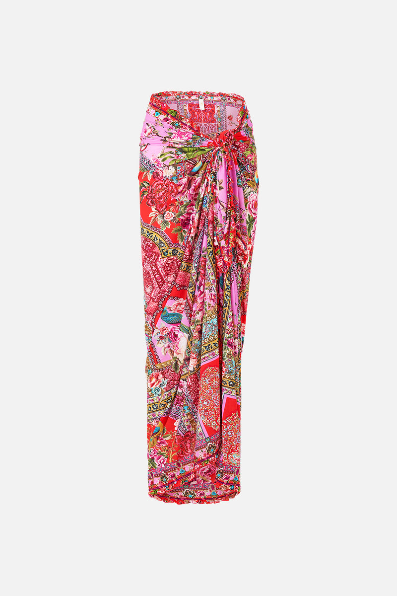 Heirloom Empire Multi Wear Long Sarong With Frill Edge | CAMILLA AU ...