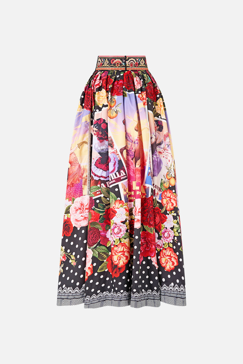 The Daughters Of Duende Belted Maxi Skirt | CAMILLA AU – CAMILLA