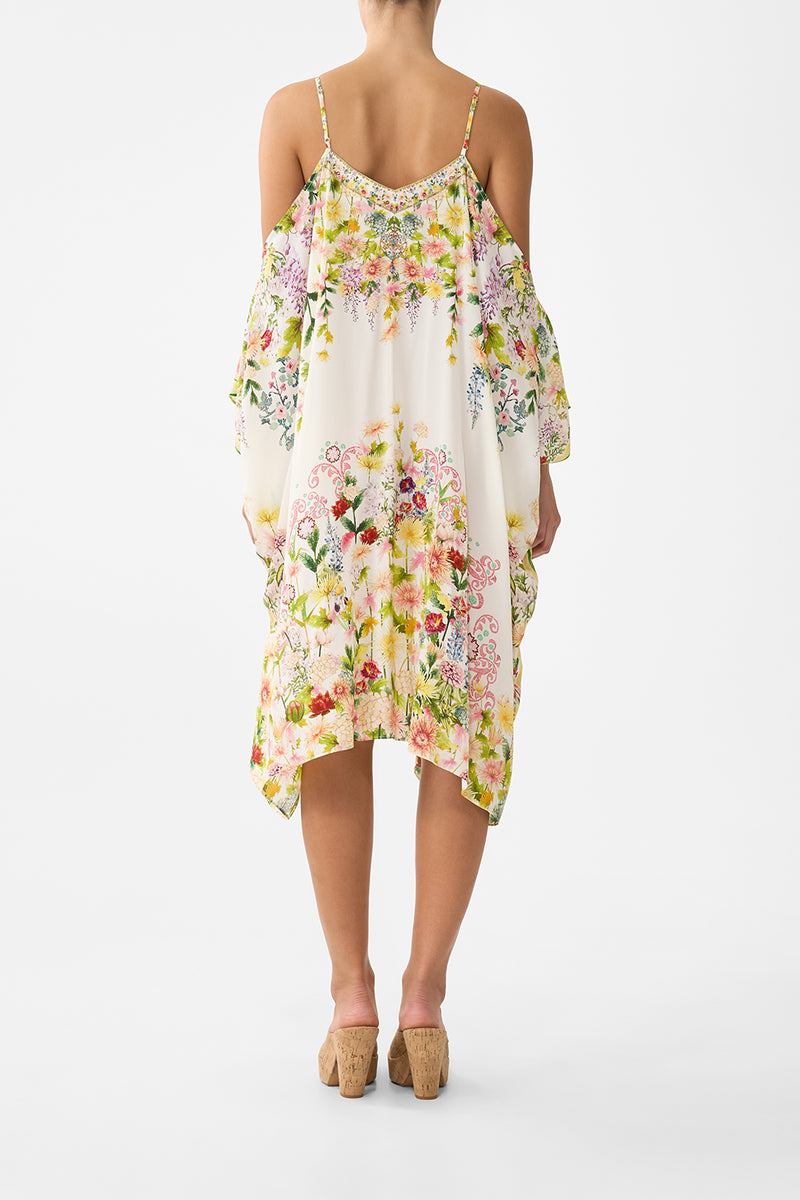 The The Call Of Catalonia Short Drop Shoulder Strap Kaftan | CAMILLA AU ...