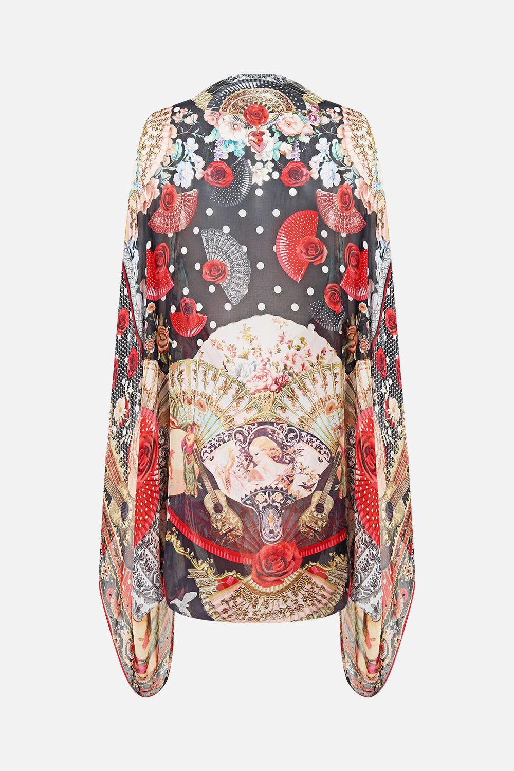 The Daughters Of Duende Silk Chiffon Shrug | CAMILLA AU – CAMILLA